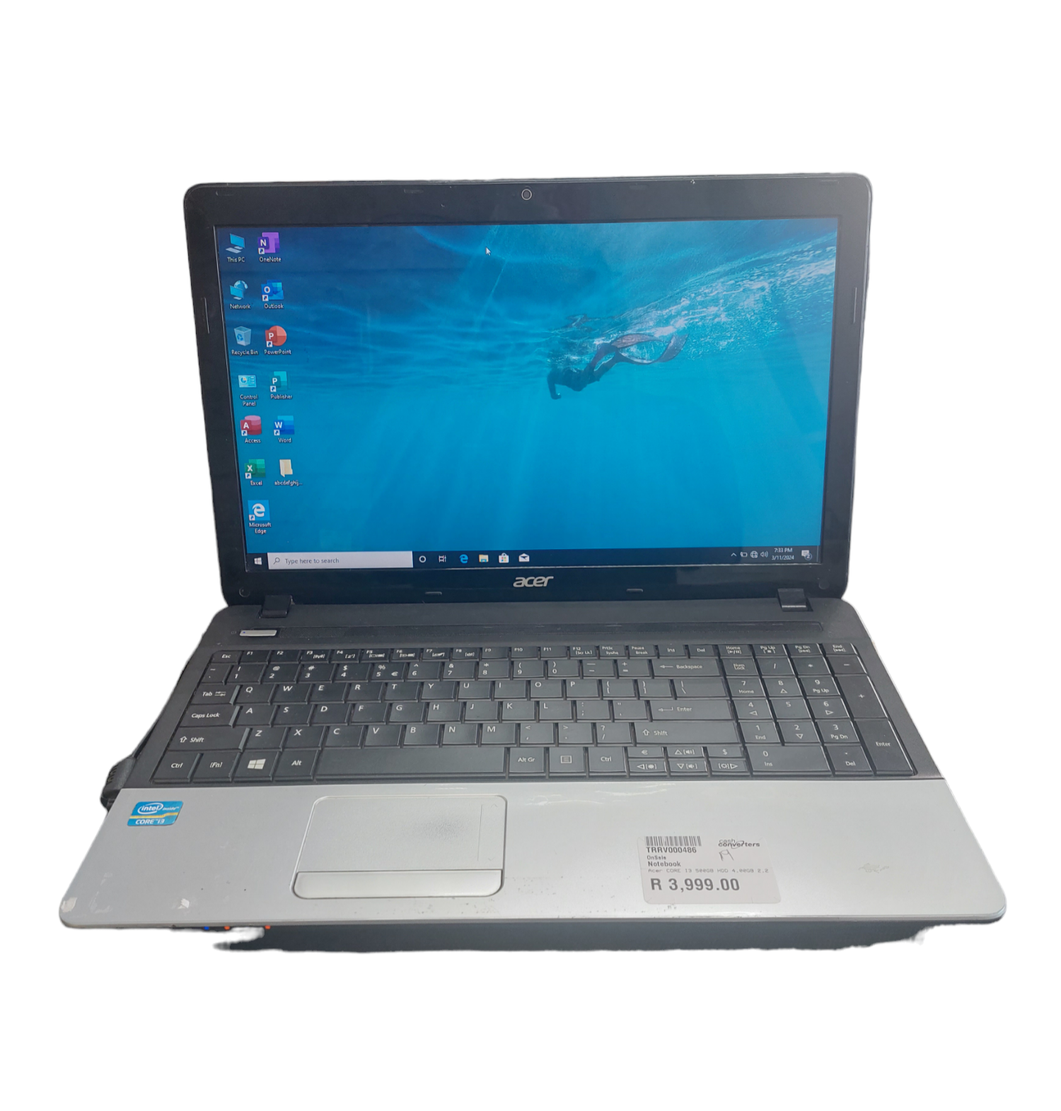 Acer CORE I3 500GB HDD 4.00GB 2.20GHZ Notebook - Cash Converters