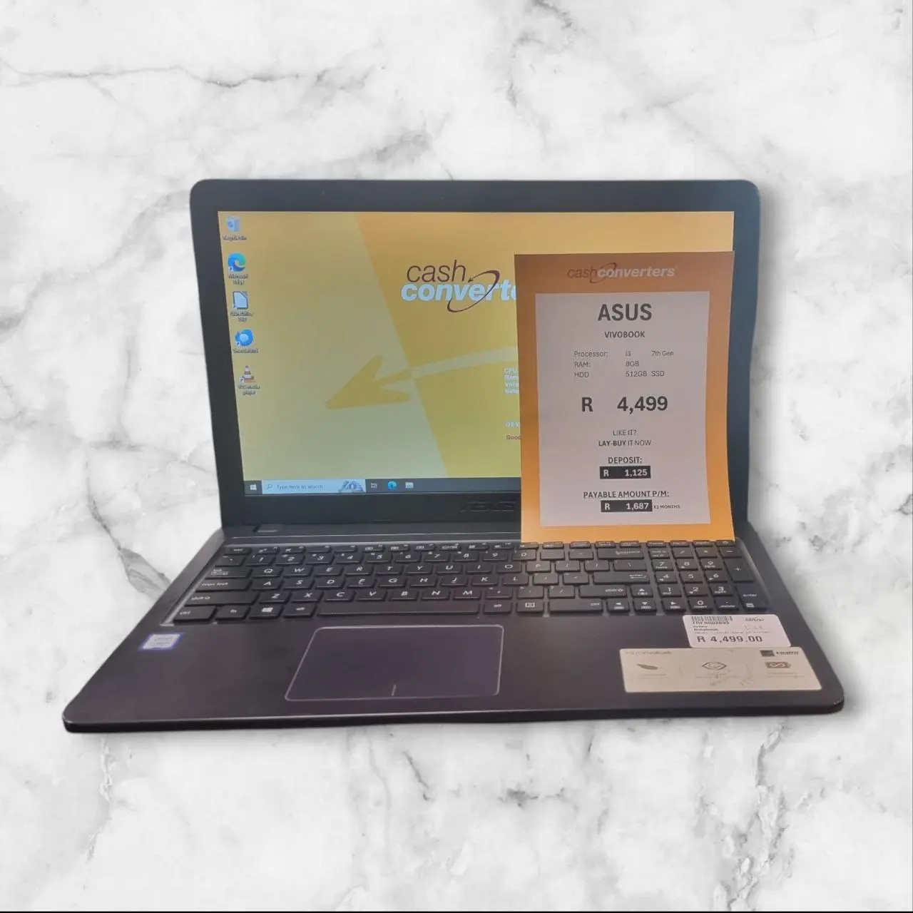 Asus Vivobook I3 7Th Gen 8Gb Ram With 512Gb Ssd - Cash Converters