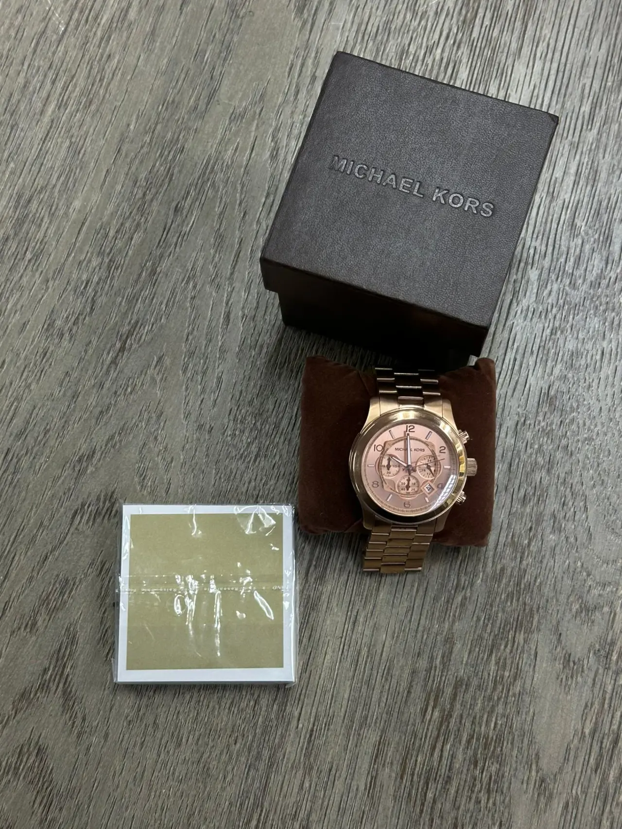 Michael Kors Chronograph Rose Gold Tone Unisex Watch Mk8096 Cash Converters