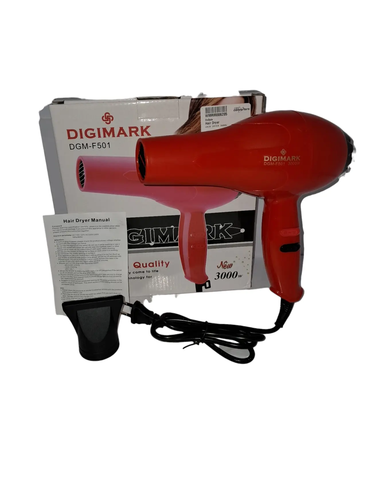 Digimark Hair Dryer 3000W New - Cash Converters