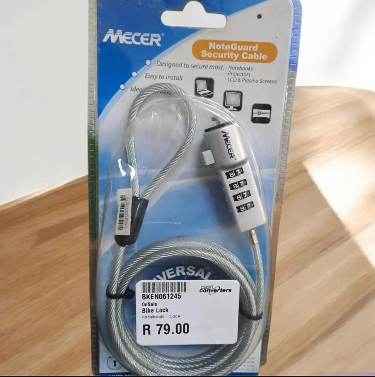 Mecer Notebook Lock - Cash Converters