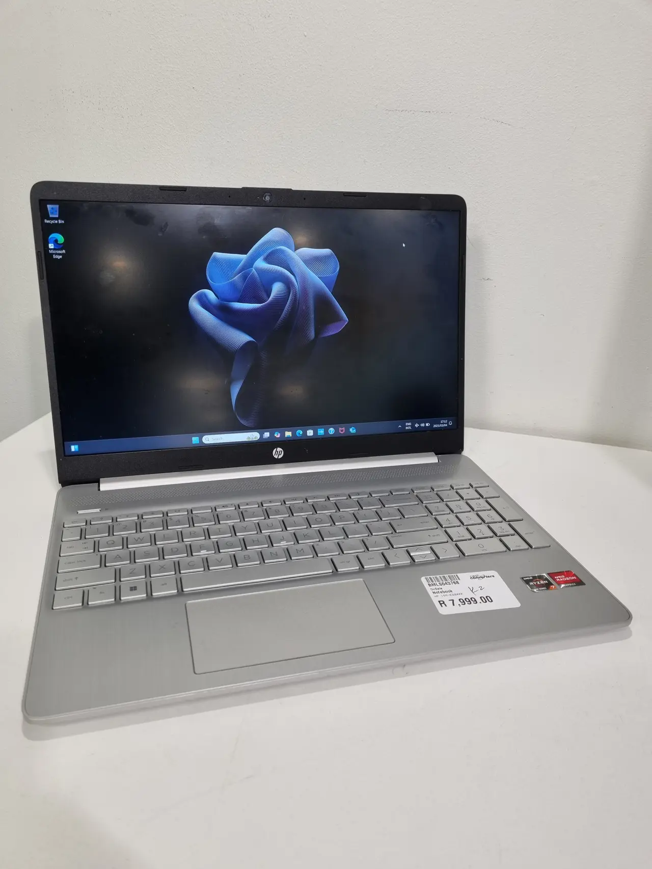 Hp 15S-Eq2xxx Amd Ryzen 7 5700U Laptop - Cash Converters