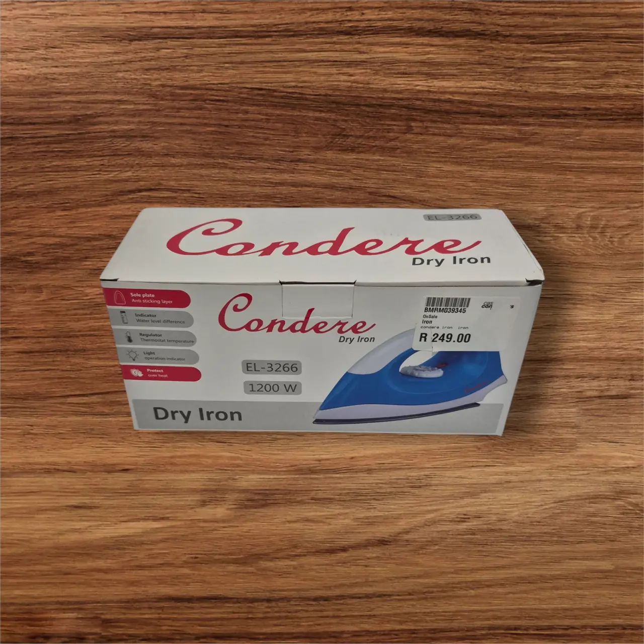 Condere 1200W Dry Iron New! - Cash Converters