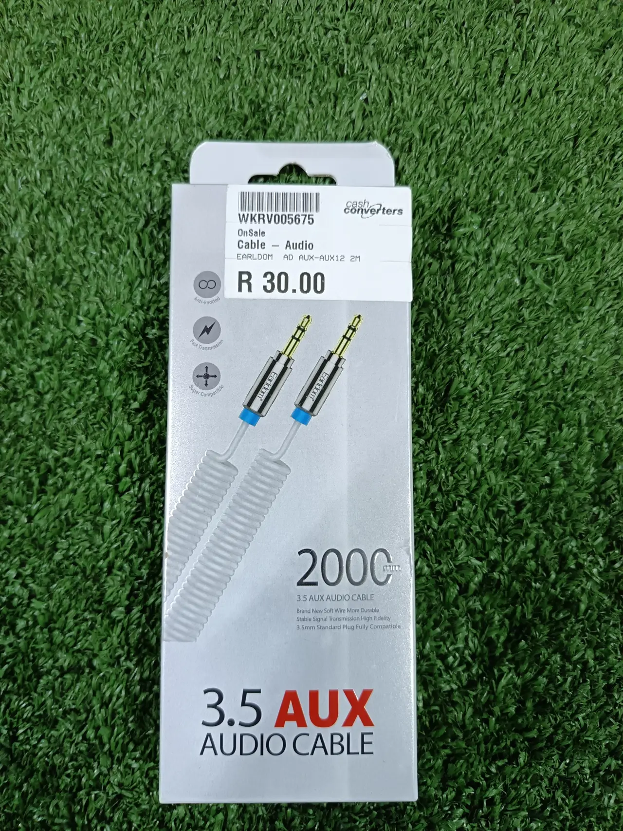 Earldom Ad Aux-Aux12 2M Aux Audio Cable - Cash Converters