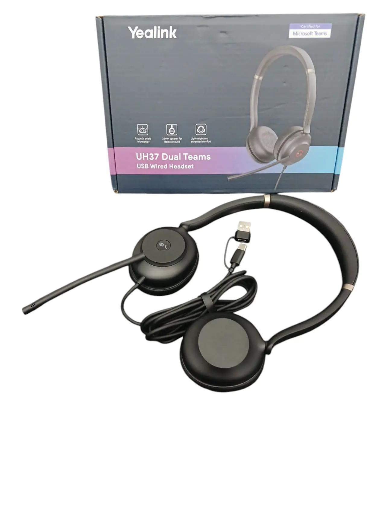 Yealink Uh37 Dual Team Usb Wired Headset - Cash Converters