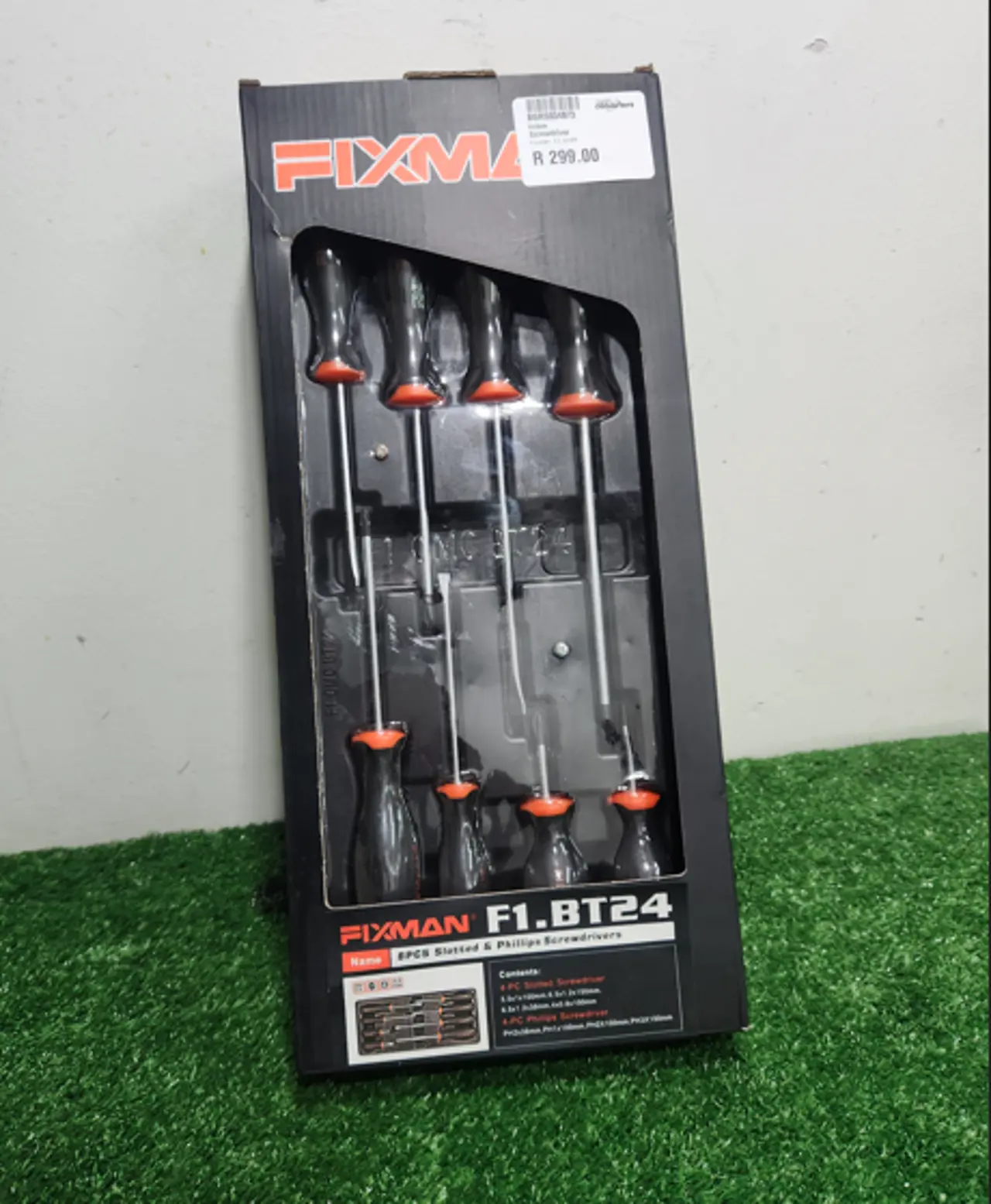 Fixman 8Pc Slotted & Phillips Screwdriver Set, Tool Insert Module | Fix ...