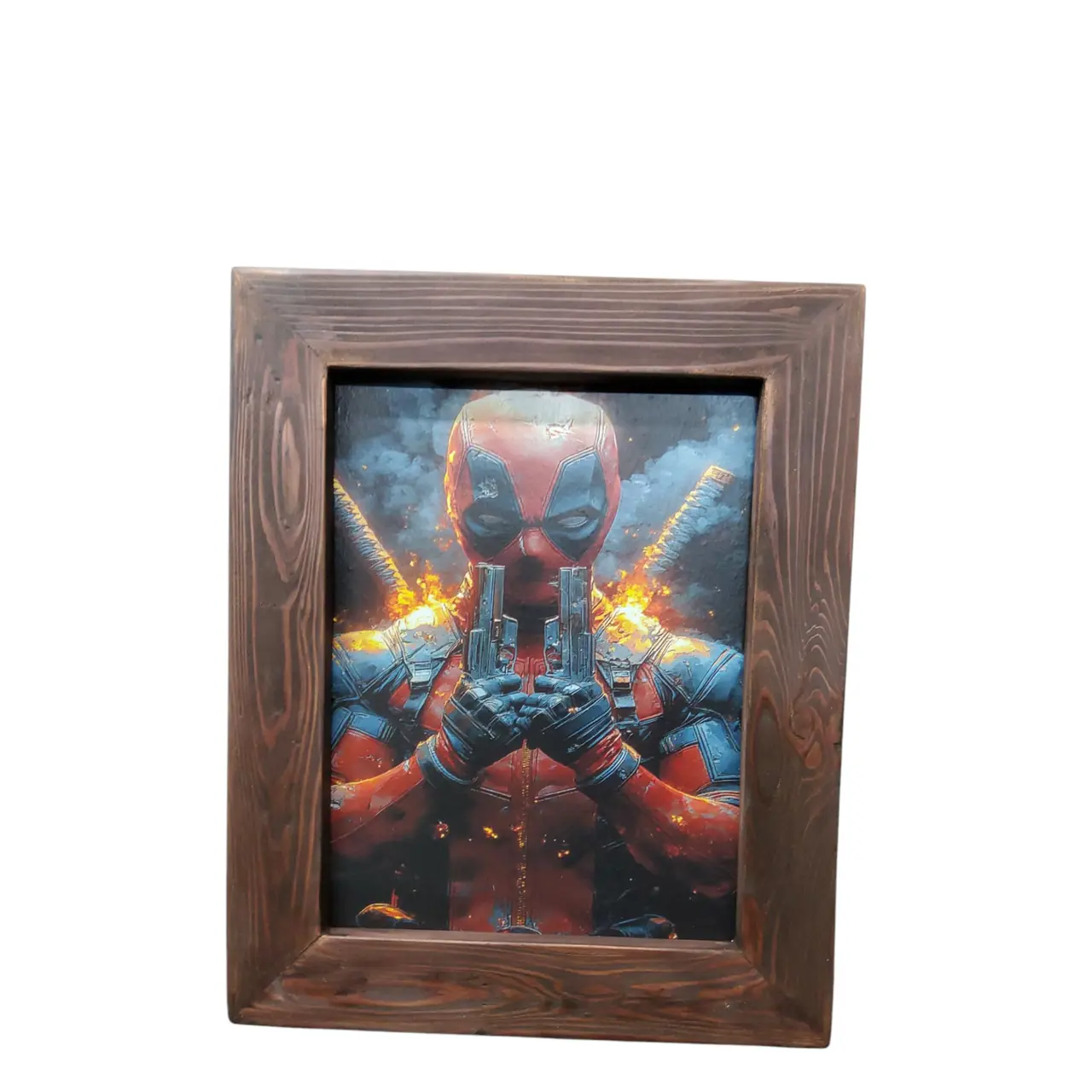 Wooden Marvel Picture Frame Deadpool - Cash Converters