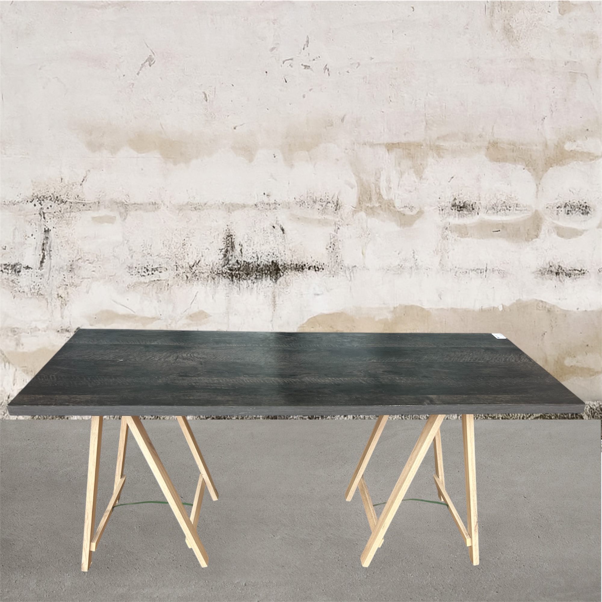 Wooden Trestle Table - Cash Converters