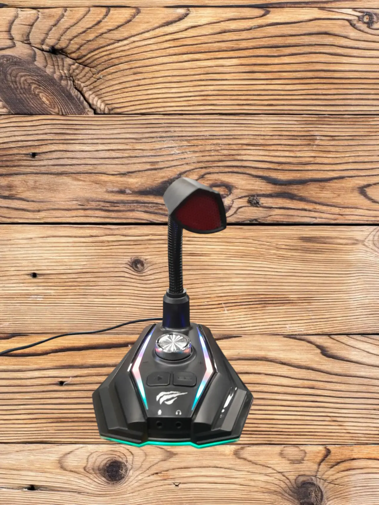 Gk56 Rgb Usb Gaming Mic By Havit - Cash Converters