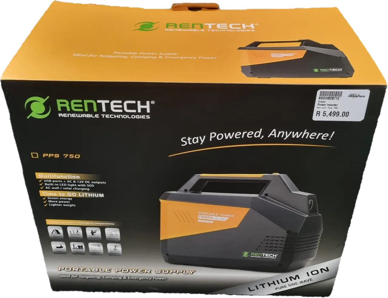 Rentech Ppa-750 Power Inverter - Cash Converters