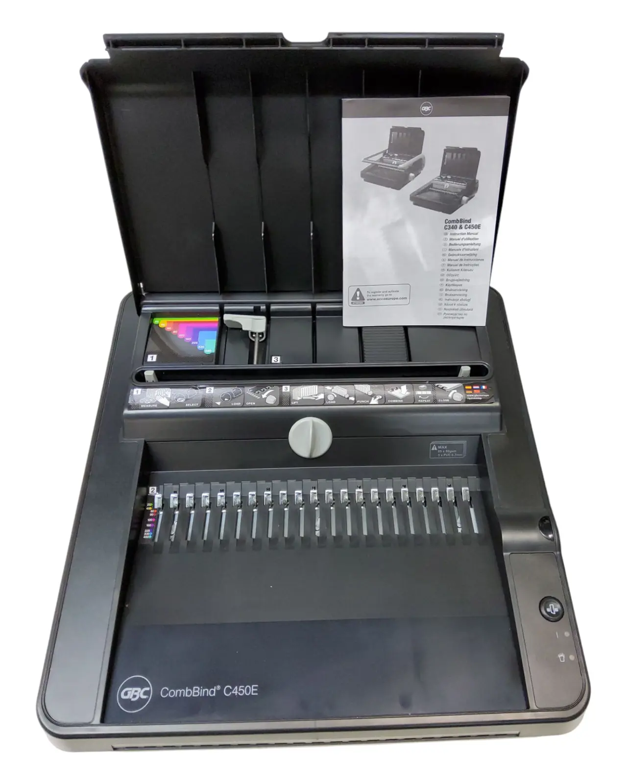 Gbc Combbind C450e Electric Comb Binding Machine - Like New - Cash ...