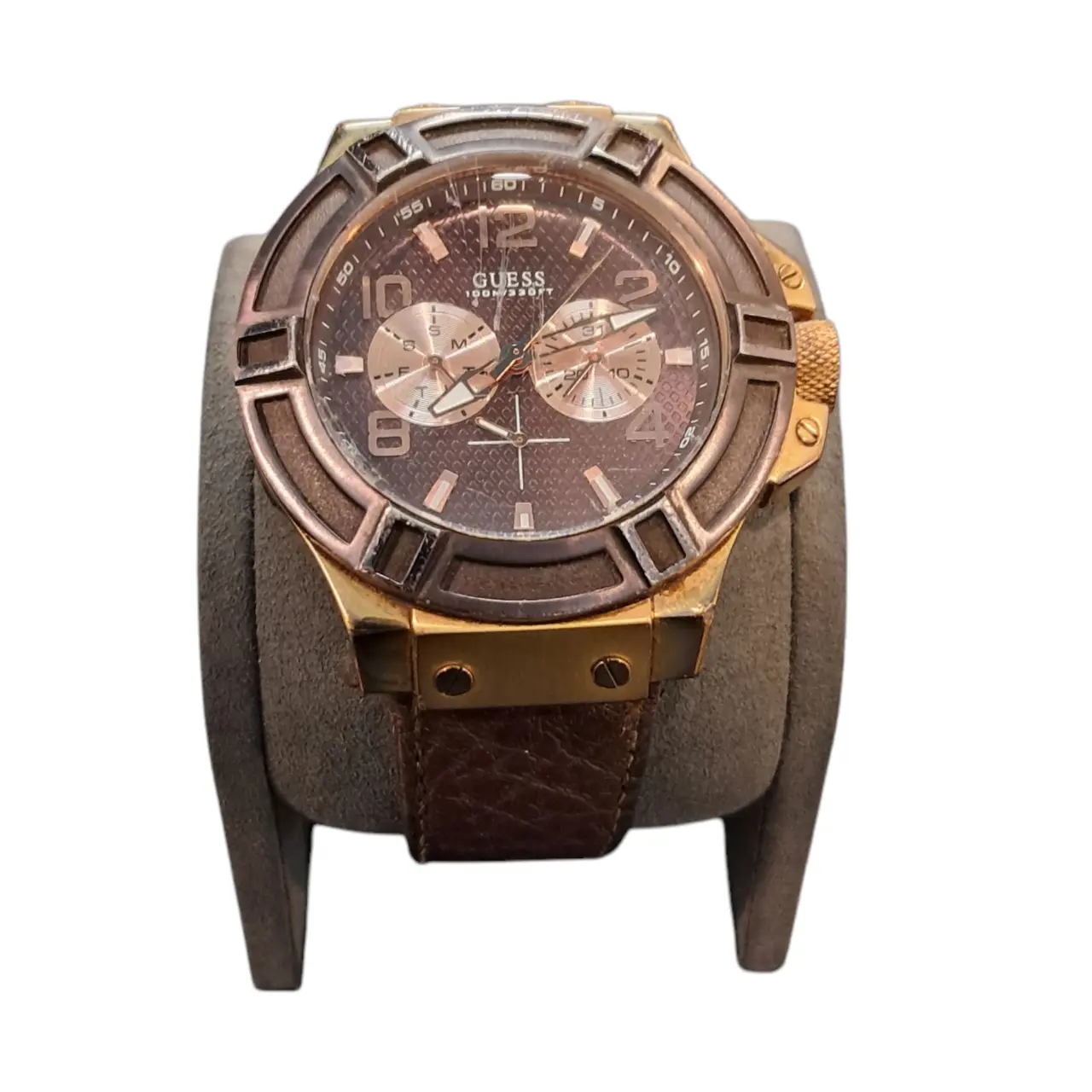 Guess Rigor 40Mm Rip Watch Gold - Cash Converters