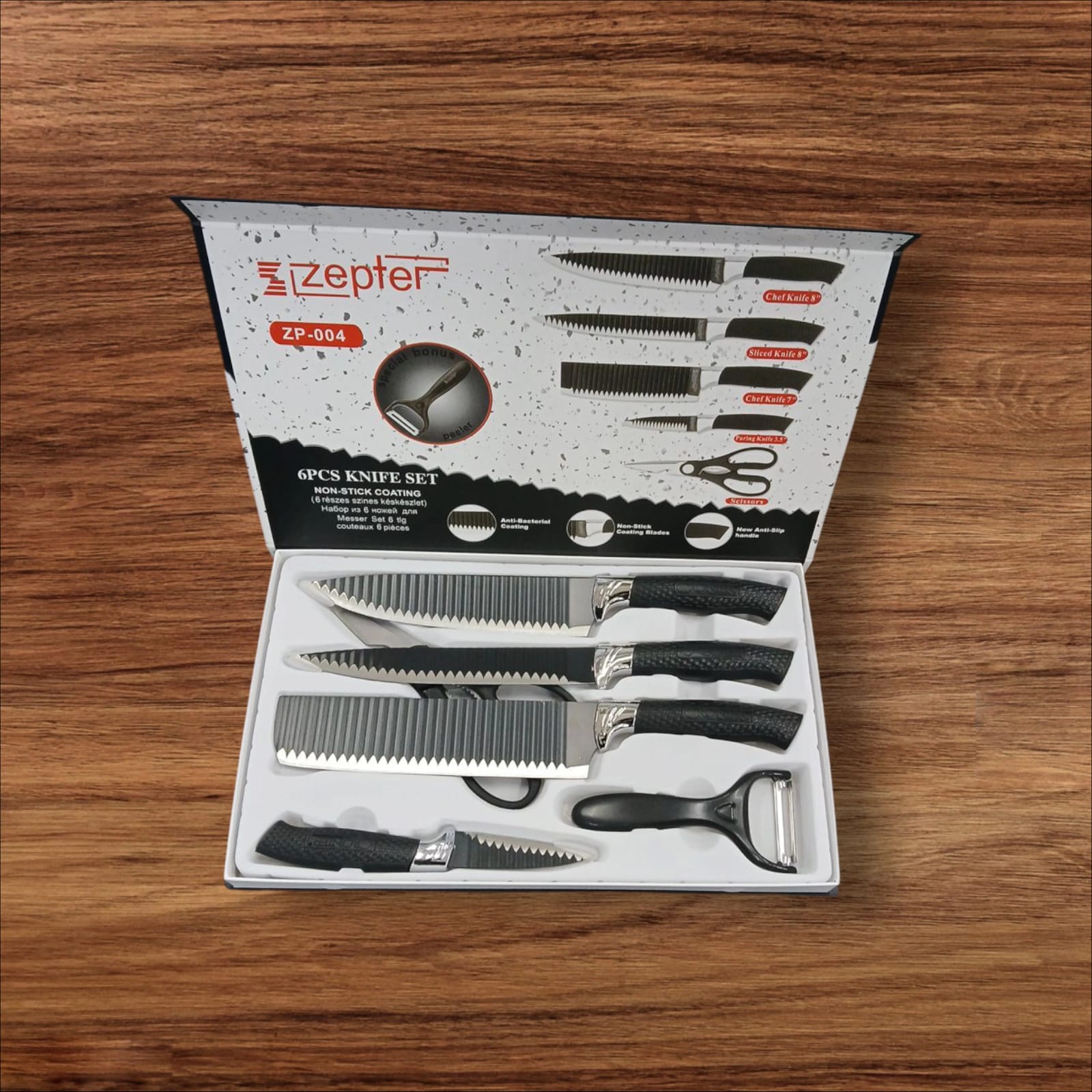 Zepter Zp-004 6-Piece Kitchen Knife Set - Cash Converters