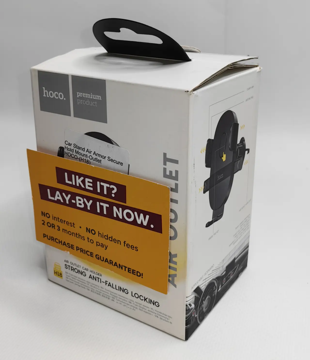 Car Stand Air Armor Secure Hold Mount-Outlet Hoco - (H18) - Cash Converters