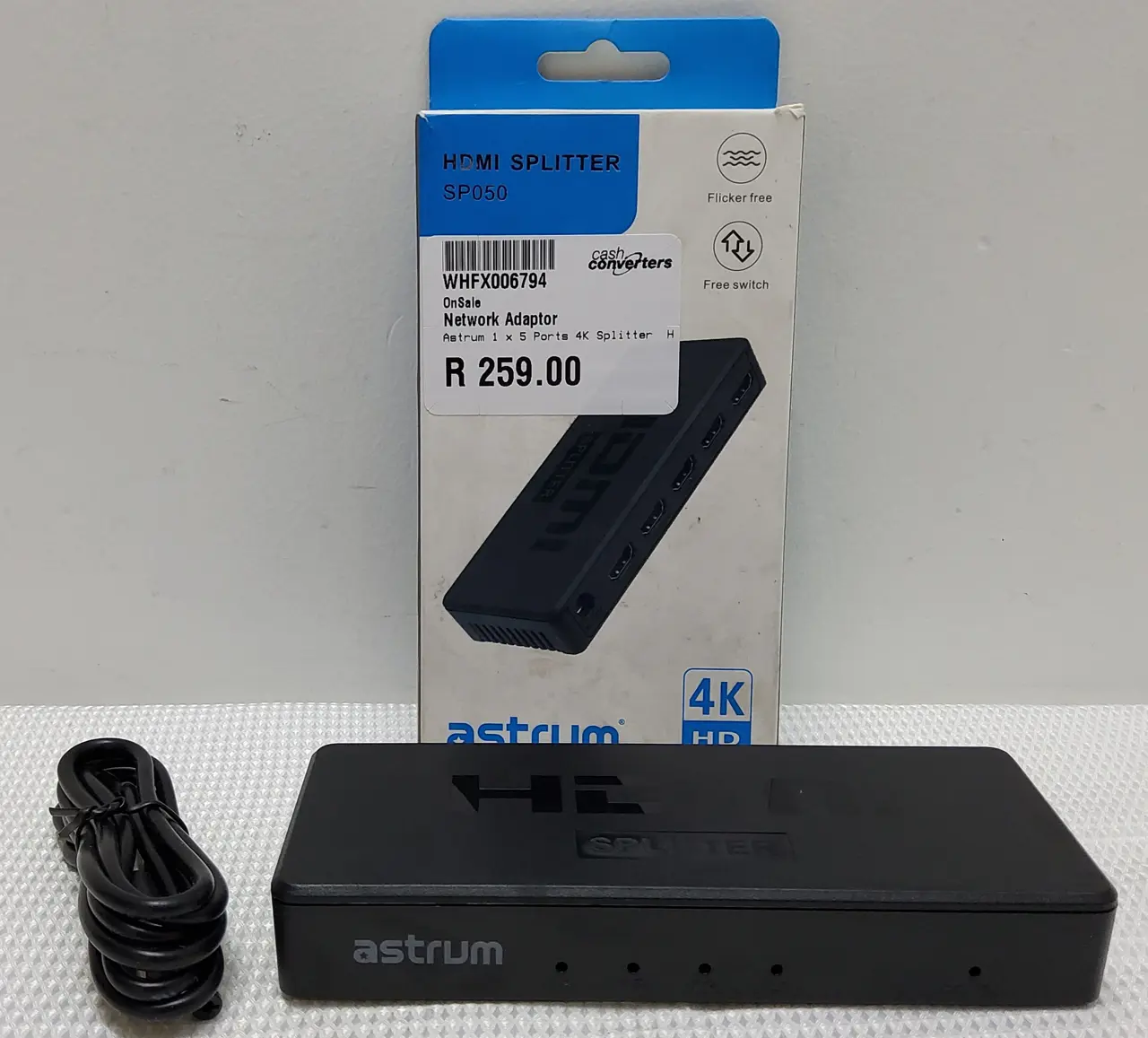 Astrum 1 X 5 Ports 4K Hdmi Splitter - Sp050 - Cash Converters