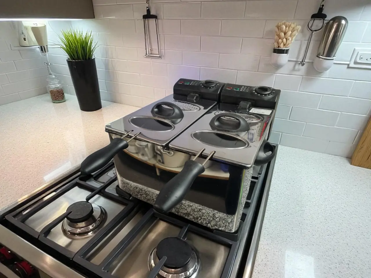 Homechoice Double Deep Fryer - Cash Converters