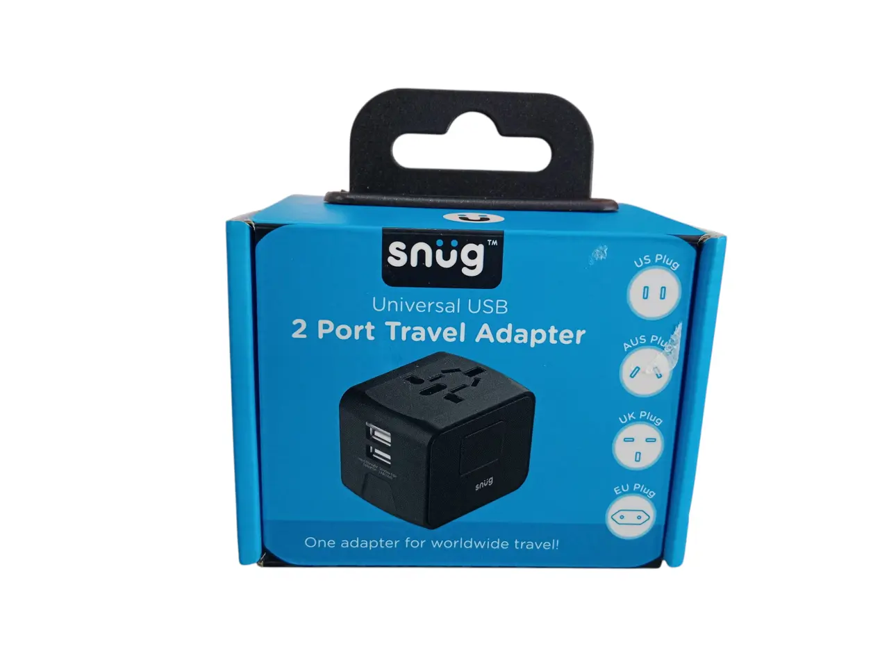 Snug Universal Usb 2 Port Travel Adapter - Cash Converters