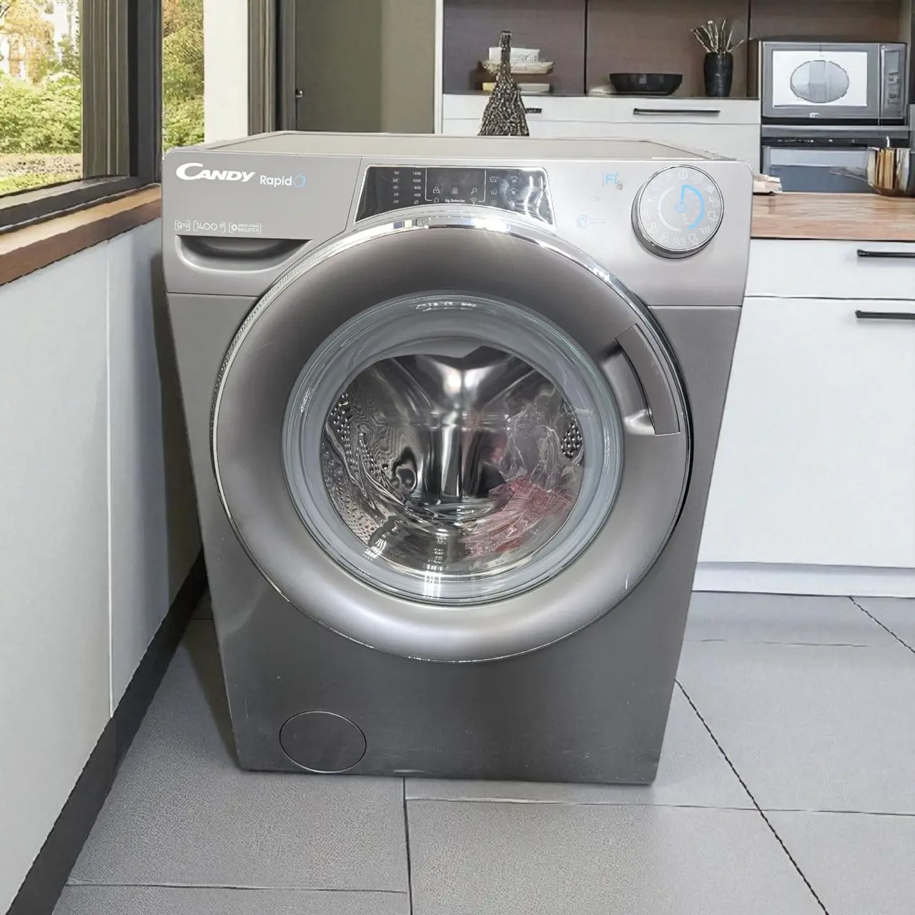 Candy 9Kg Smartpro Steam Front Loader Washing Machine With Wifi App ...