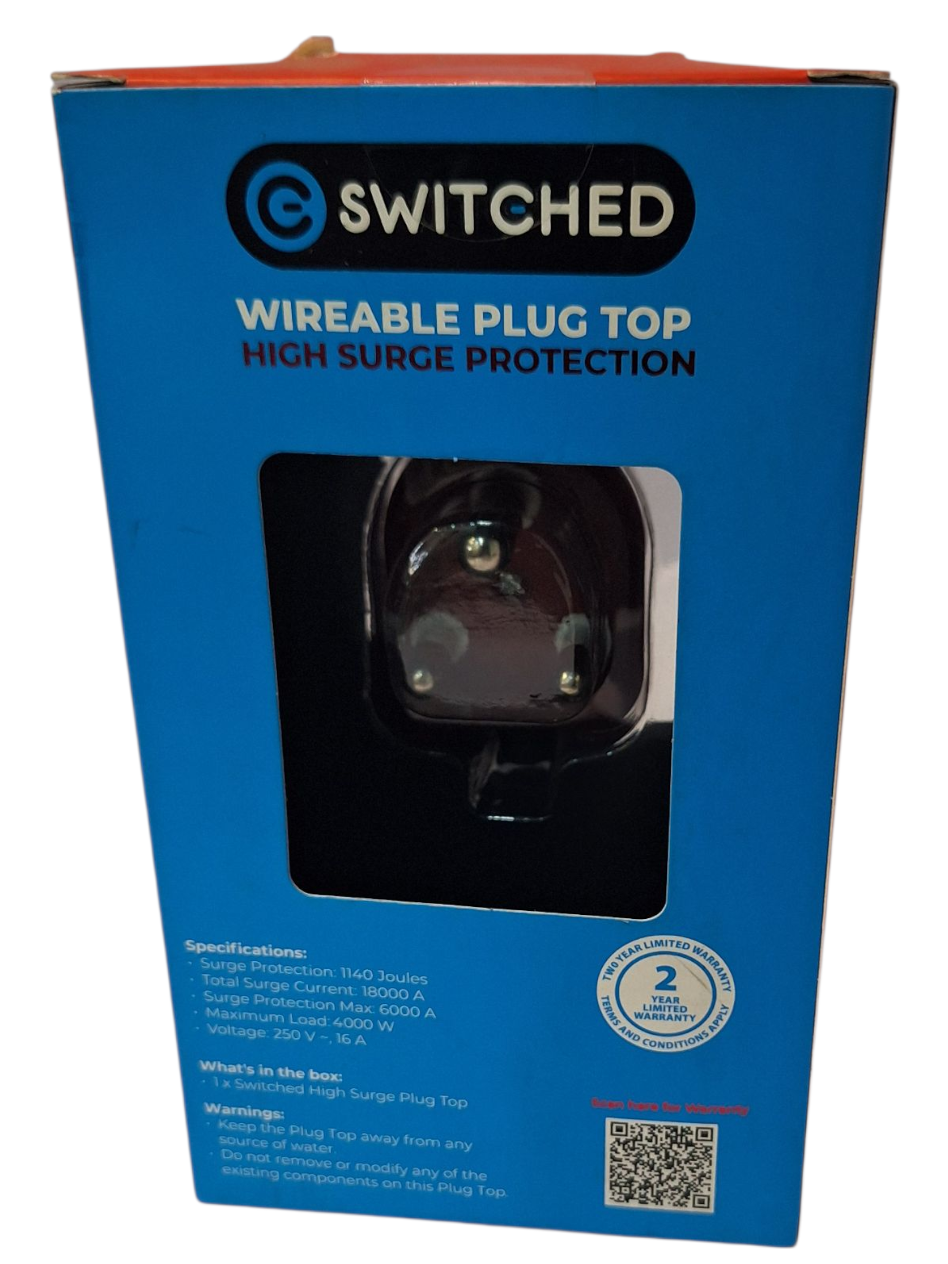 Switched Wire able Plug Top With High surge Protection New!! - Cash ...
