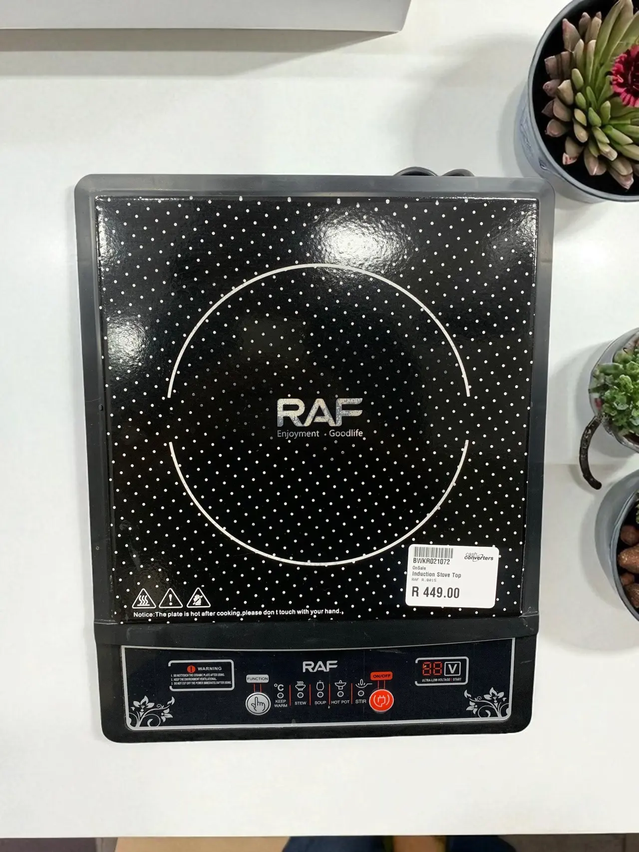 Raf R.8015 Induction Stove - Cash Converters
