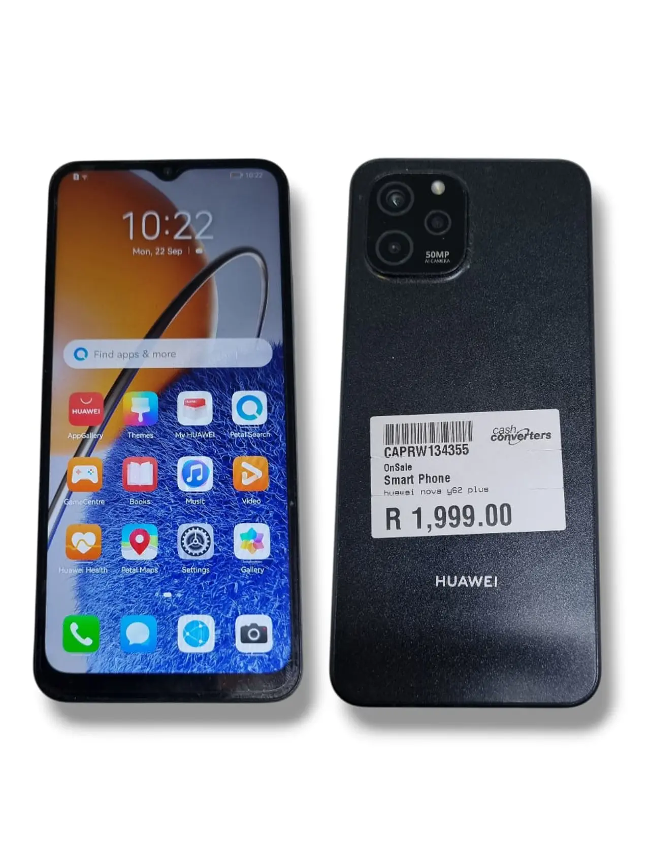 Huawei Nova Y62 Plus 4G Dual Sim 128GB Smartphone (Scratch on Camera ...