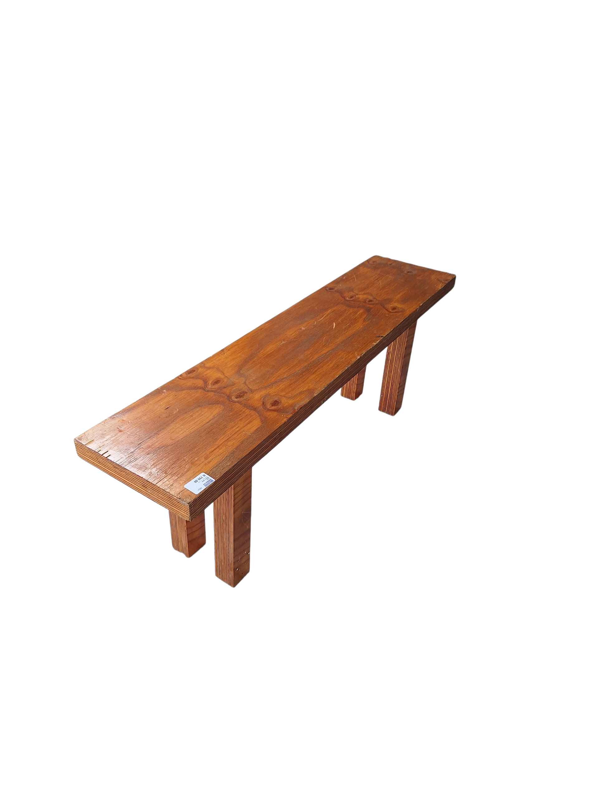 Solid Wood Timber Bench - Cash Converters
