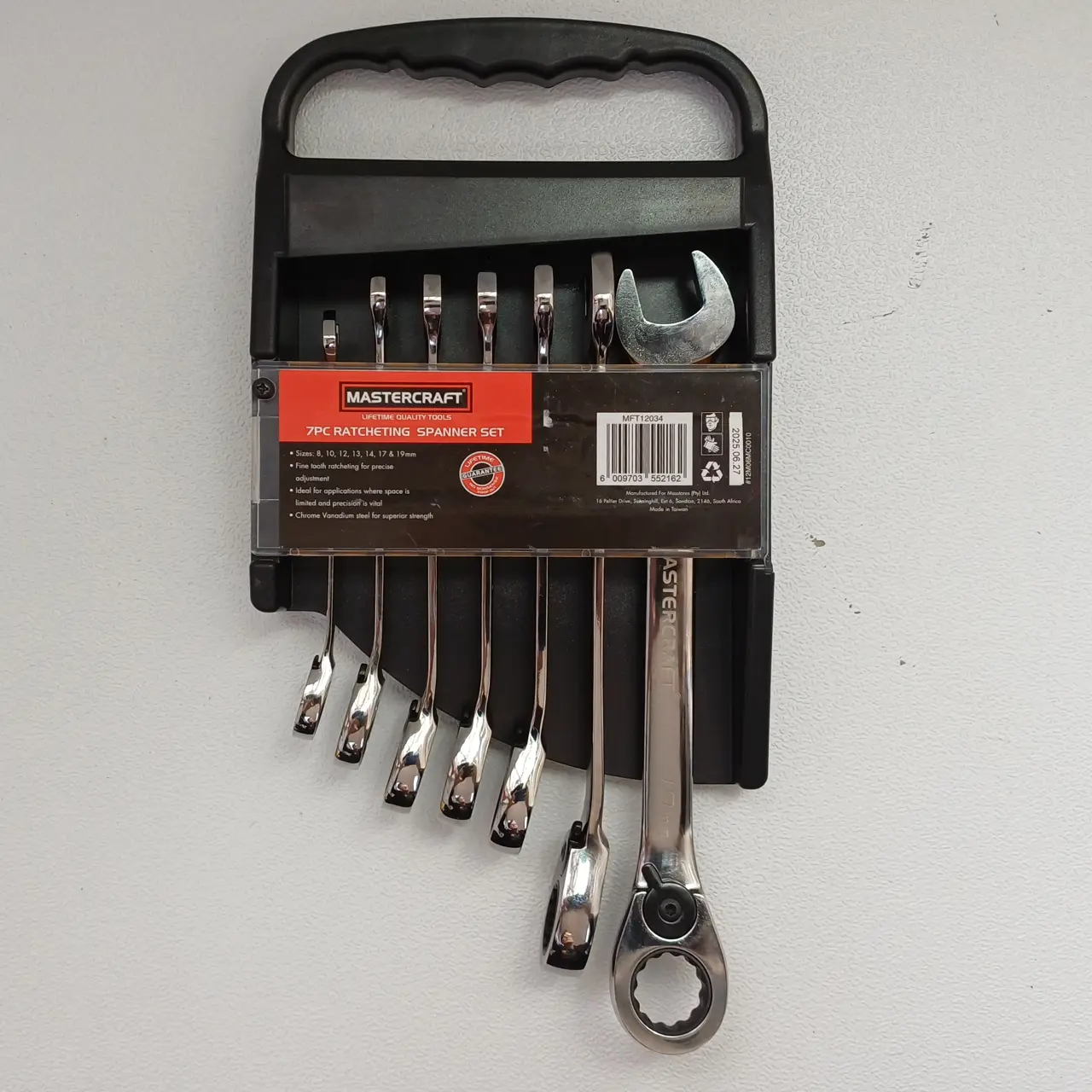 Mastercraft Mft12034 Ratcheting Spanner Set - Cash Converters