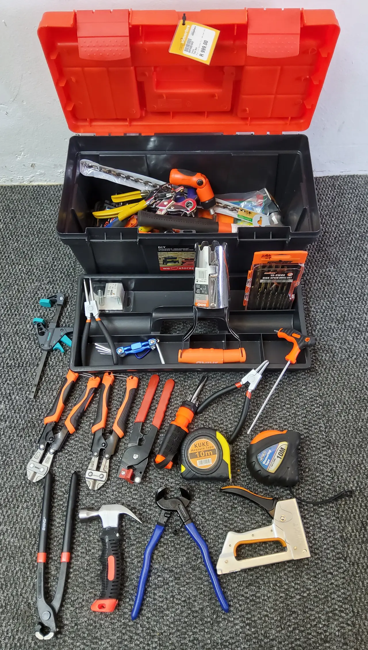 Big Jim Toolbox Full Various Tools - Cash Converters