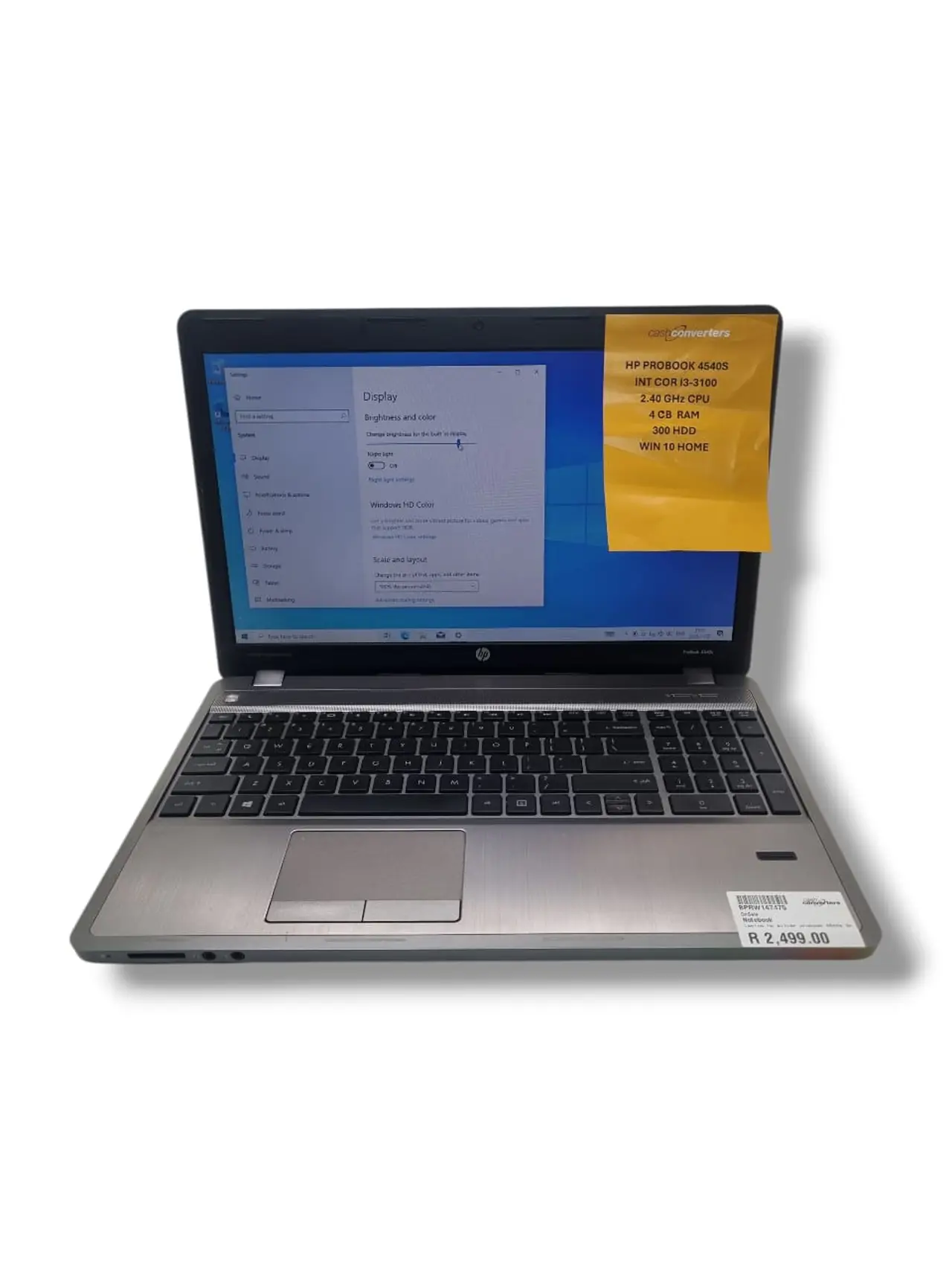 HP Probook 4540S i3 3rd Gen CPU 4GB RAM 320GB HDD - Cash Converters