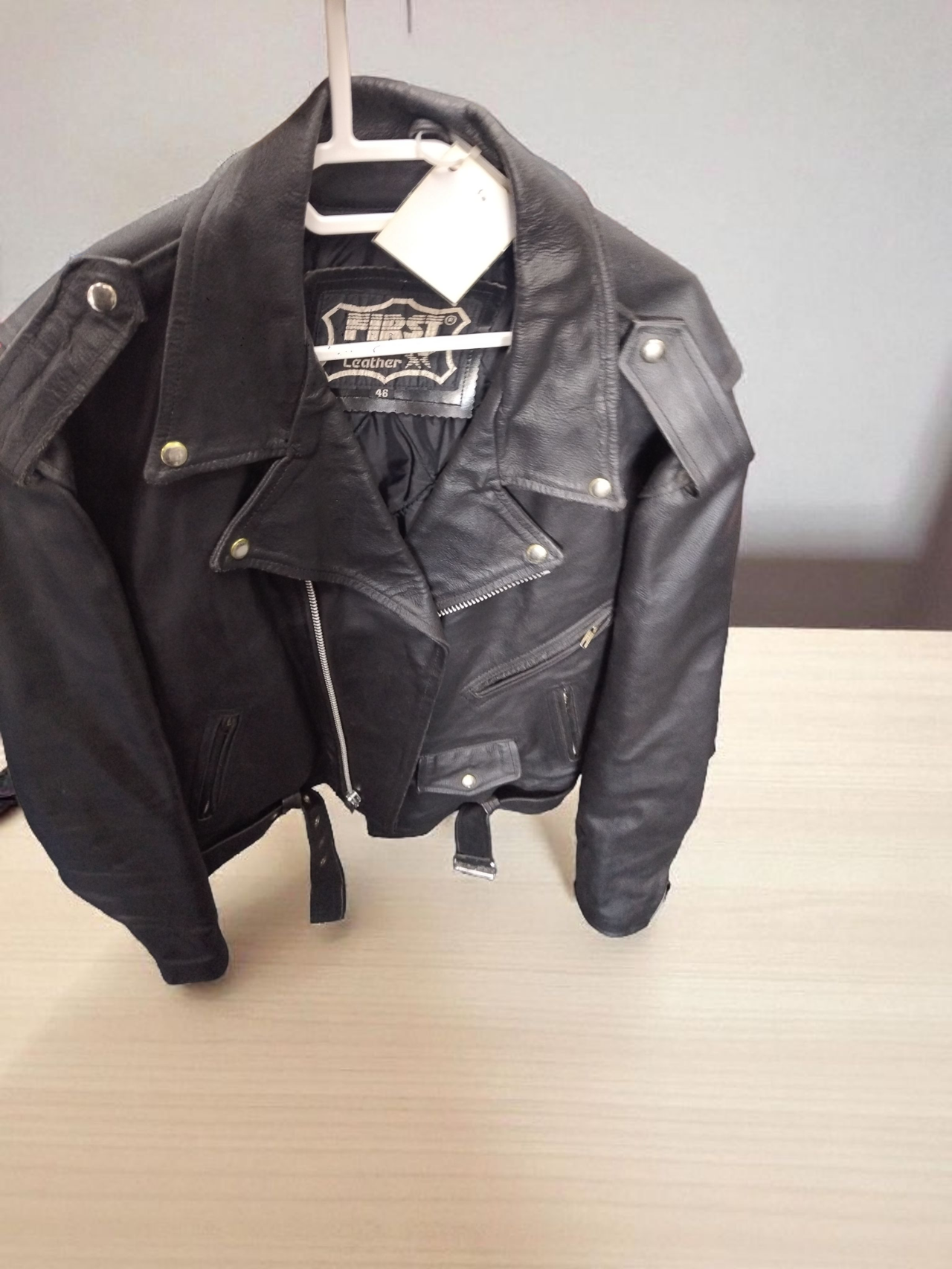 First Leather Biker Jacket - Cash Converters