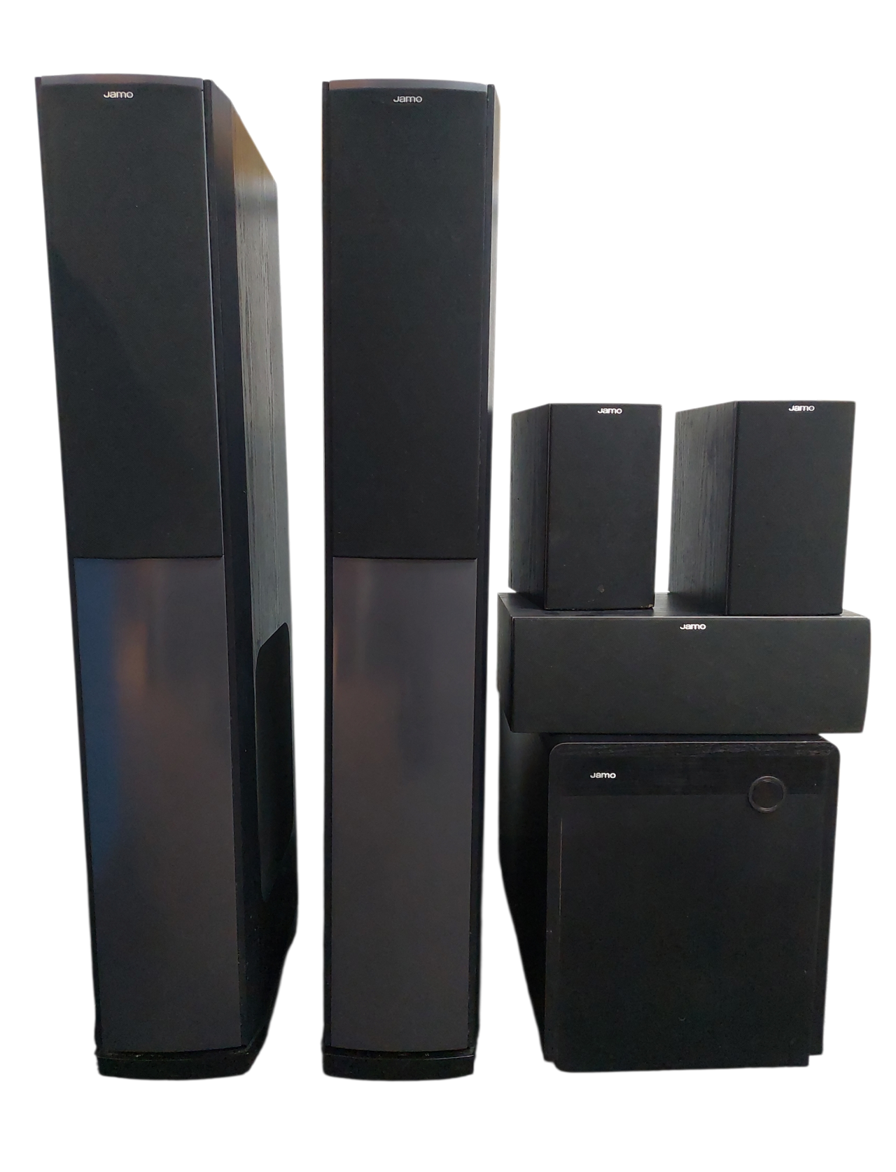 Jamo Subwoofer 550 Sur,Cen,Tower Speakers - Cash Converters