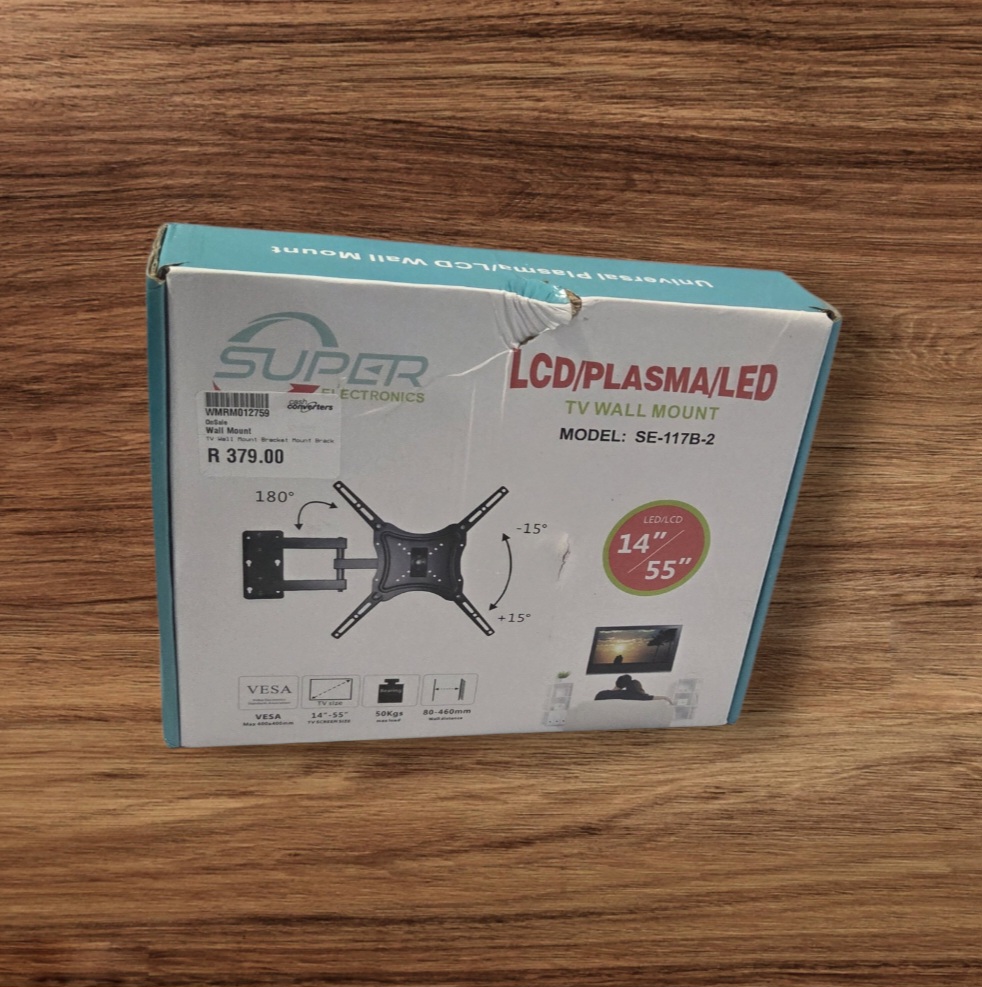 Super 14"-55" Universal Tilt Tv Wall Mount Bracket -Se-117B-2 - Cash ...