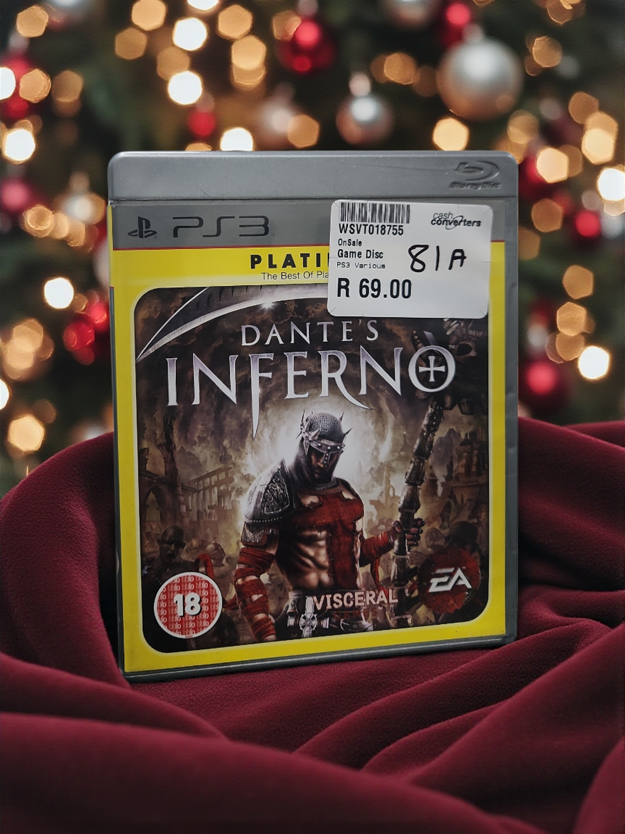 Sony Ps3 Game Disk Dante's Inferno - Cash Converters