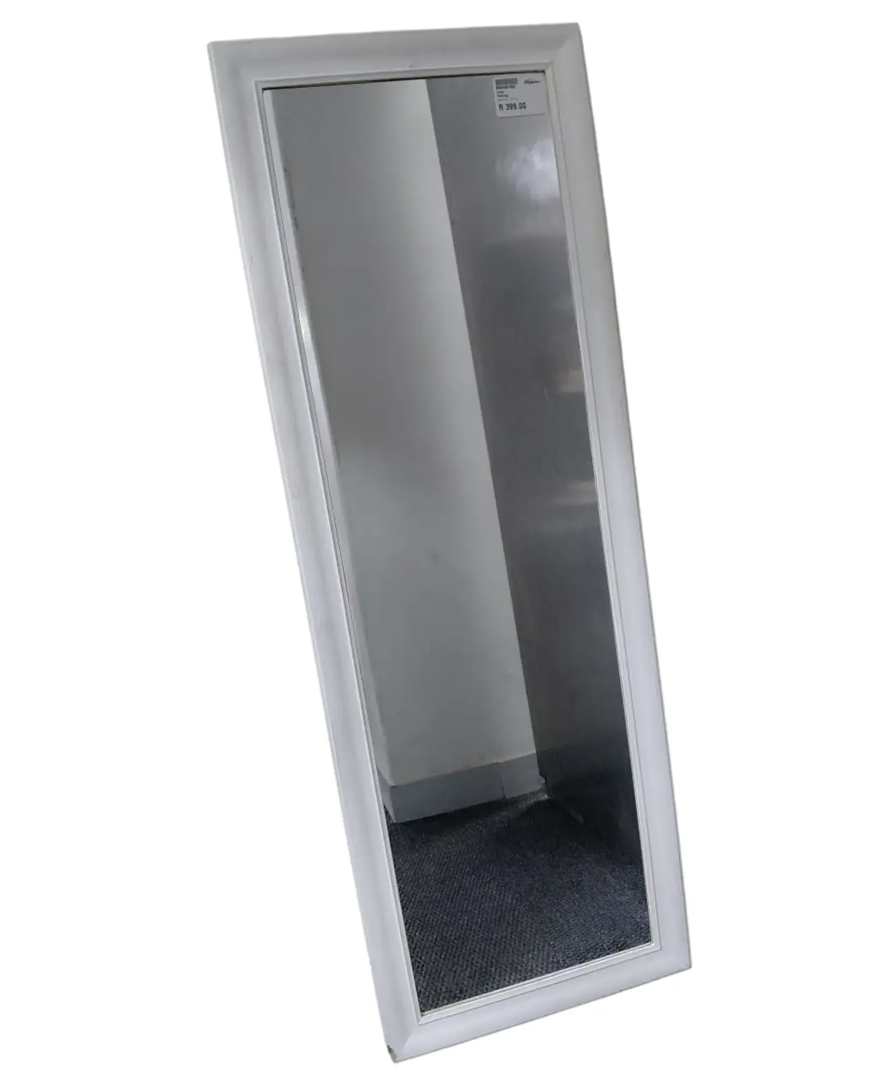 White- Framed Full Length Mirror - Cash Converters