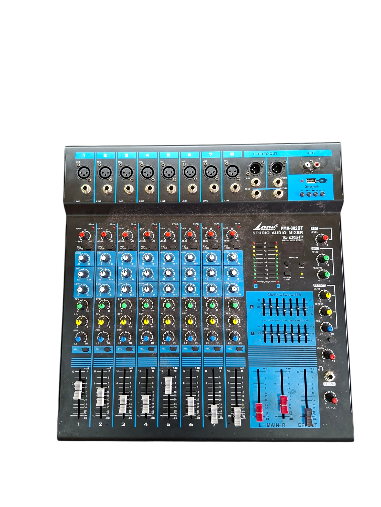 Lane Pmx-802Bt Studio Audio Mixer 16 Dsp - Cash Converters