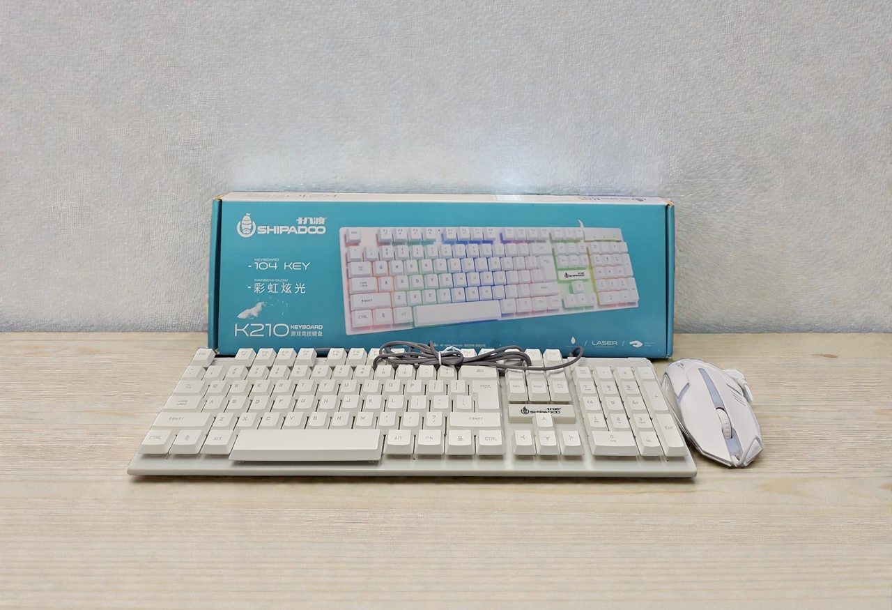 Shipadoo K210 Wired Keyboard With Mouse - Cash Converters