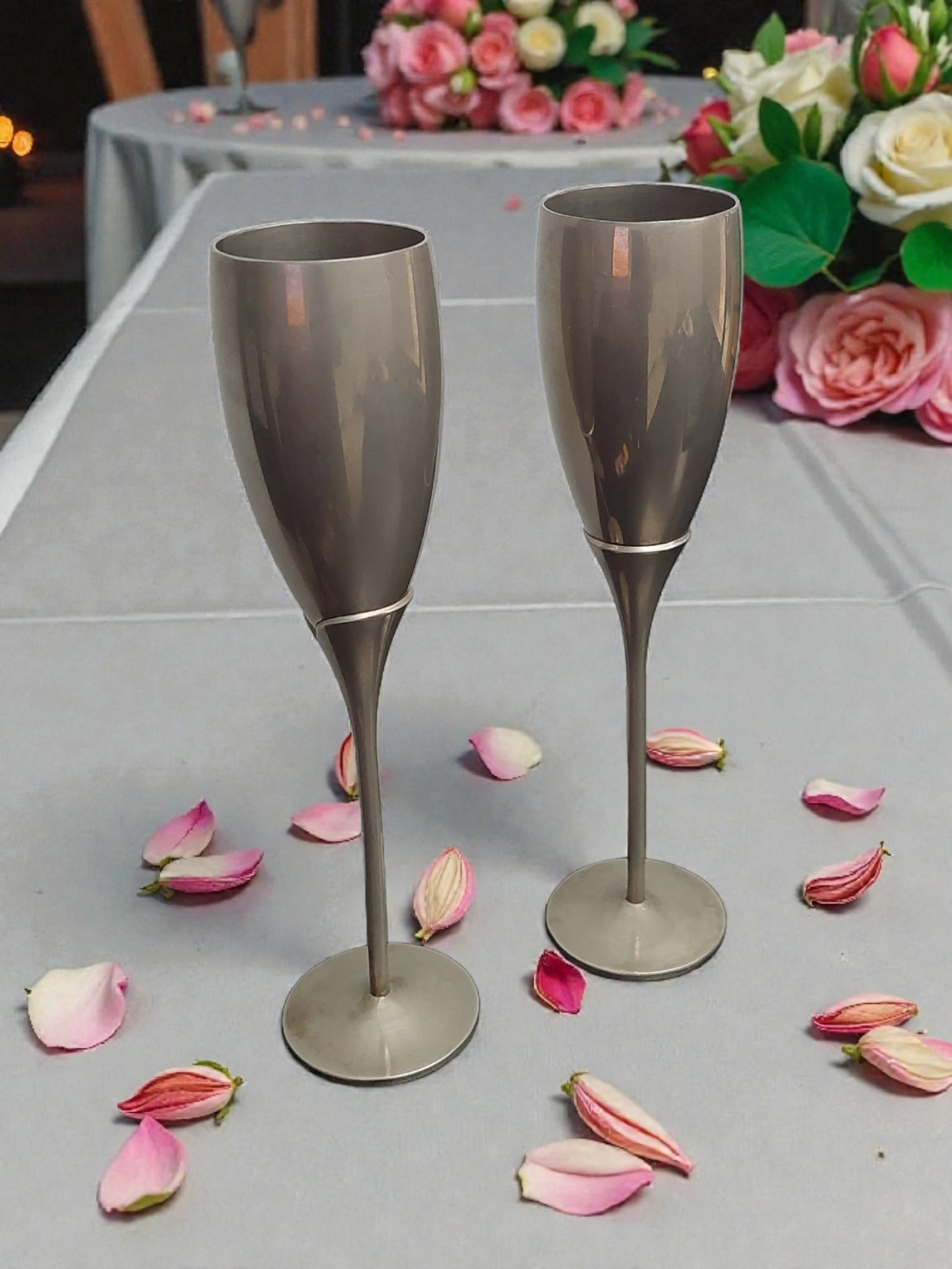Champagne Lead‑Glass Flutes (X2) - Cash Converters