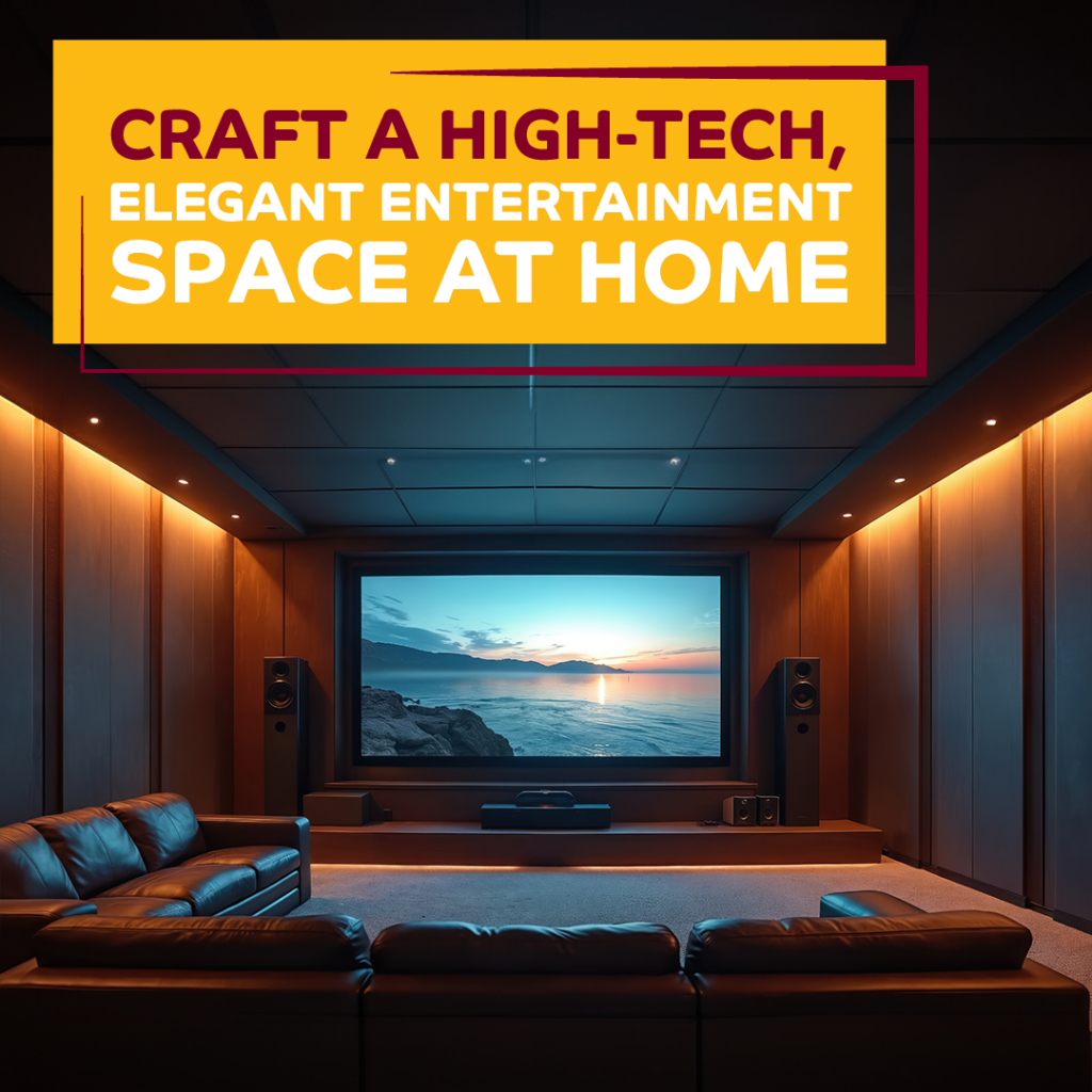 Craft a high-tech, elegant entertainment space at home - Cash Converters