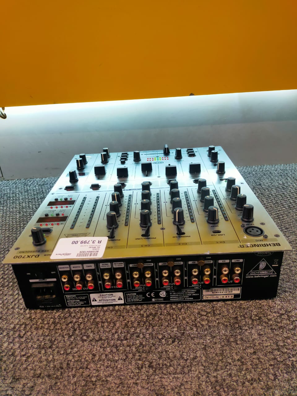 Behringer Professional Pro Mixer Djx-700 Efects Multi-Fx Processor ...