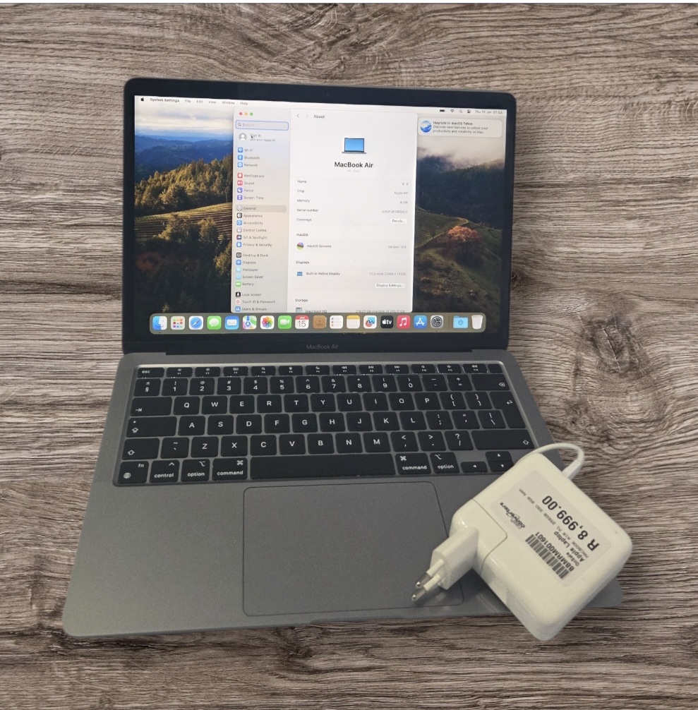 Laptop Apple Macbook Air M1 Storage 256Gb 8Gb Ram - Cash Converters