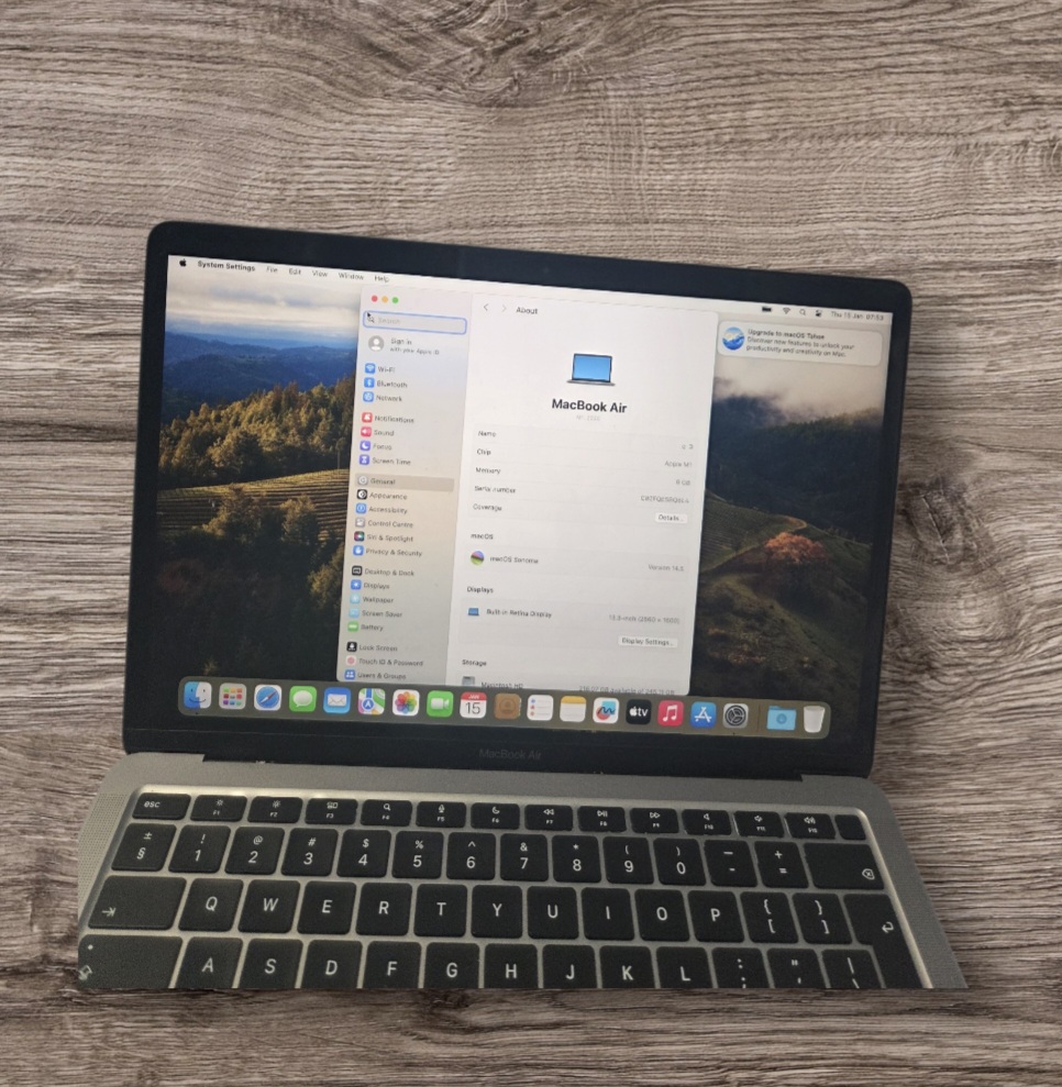 Laptop Apple Macbook Air M1 Storage 256Gb 8Gb Ram - Cash Converters