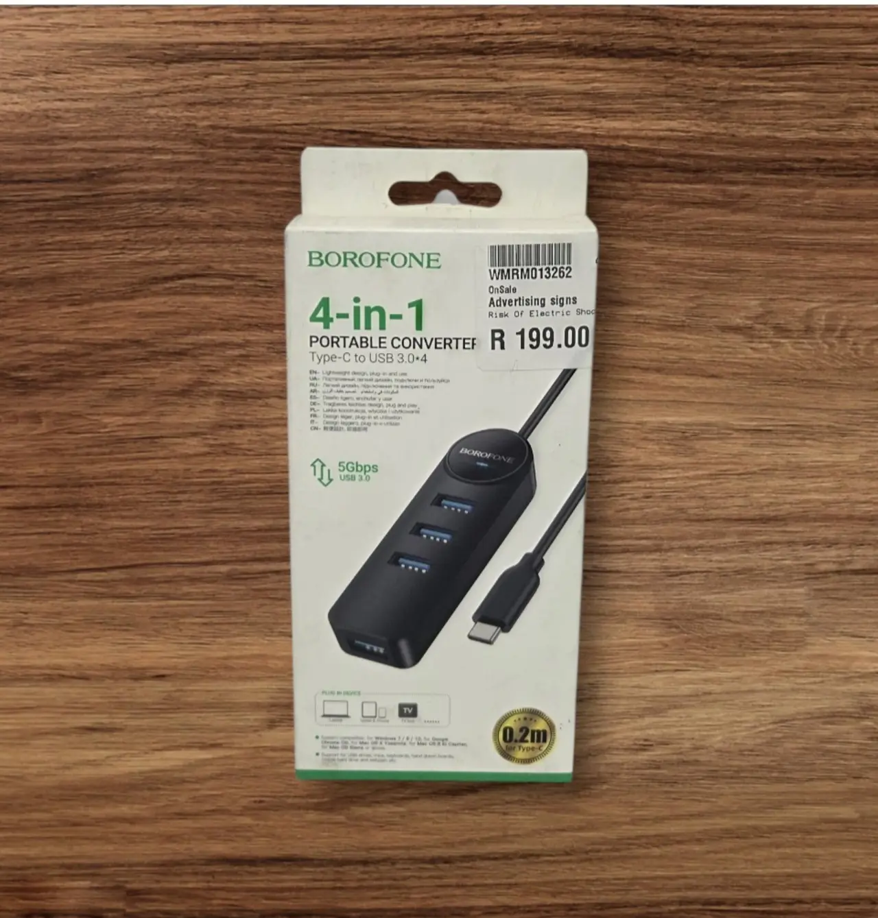 Borofone Dh5 Erudite 4-In-1 Adapter Type-C To Usb - Cash Converters